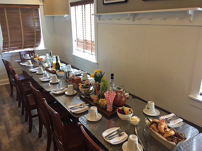 A breakfast spread that looks like Norman Rockwell and Julia Child planned a family reunion.