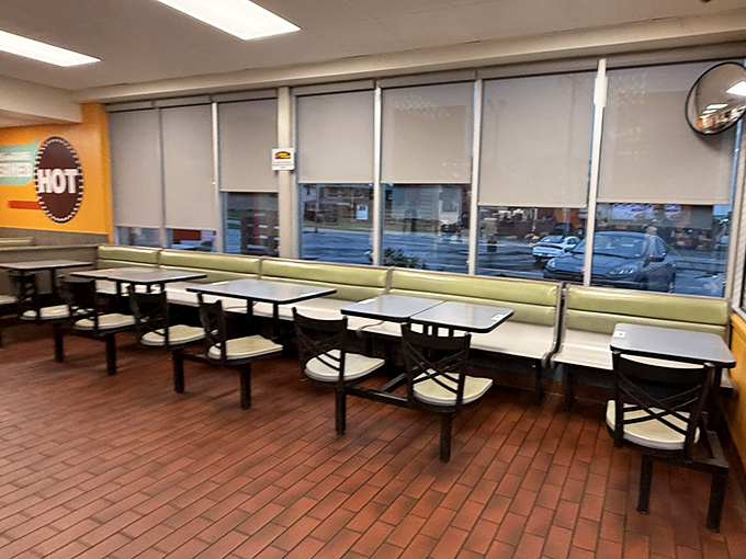 The minimalist charm of these booths has witnessed first dates, family celebrations, and countless "I shouldn't, but I will" moments.