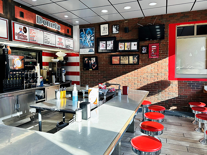 The diner counter&mdash;where strangers become friends, and friends become family over coffee and conversation.