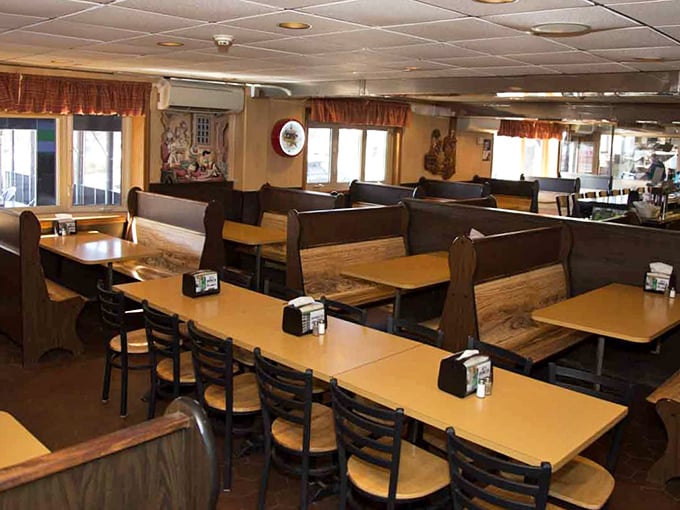 Classic booths that have witnessed first dates, family celebrations, and countless "I shouldn't have another slice but watch me" moments.