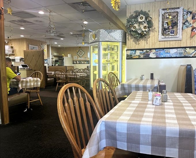 Another angle of pure comfort food heaven where every seat offers the best view in the house.