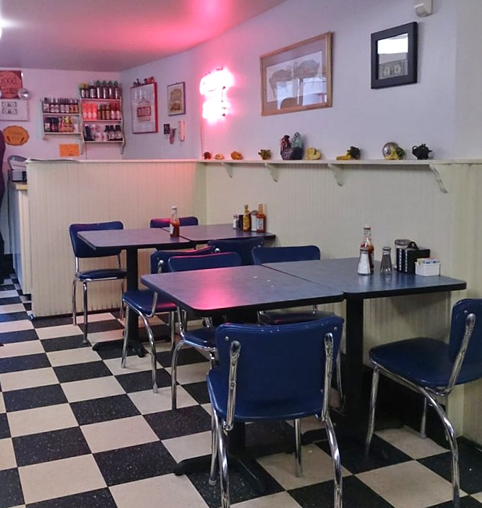 The counter where locals hold court and strangers become neighbors, one cup of coffee at a time.