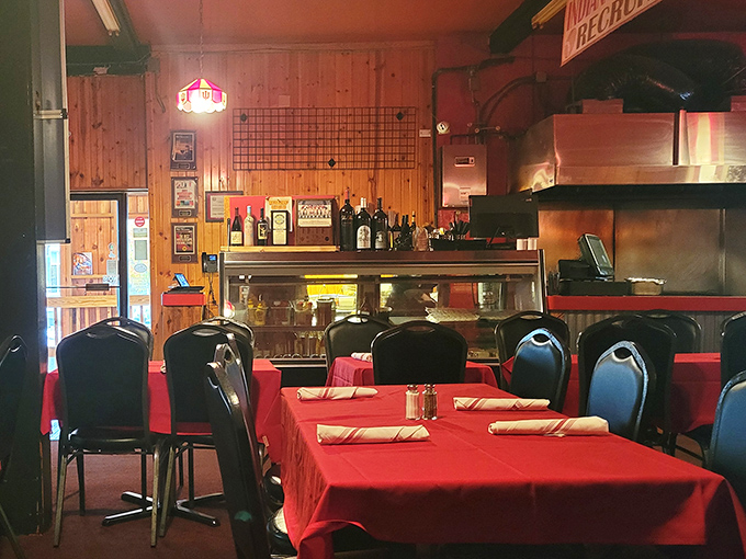 The dining room feels like stepping into a time machine to when restaurants cared more about flavor than Instagram filters.