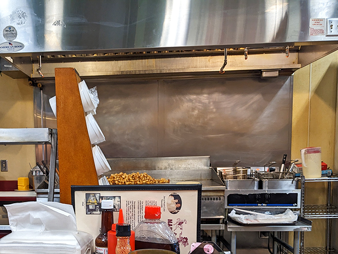 Behind the scenes magic happens here&mdash;where spatulas dance and griddles sizzle in the choreographed ballet of breakfast preparation.