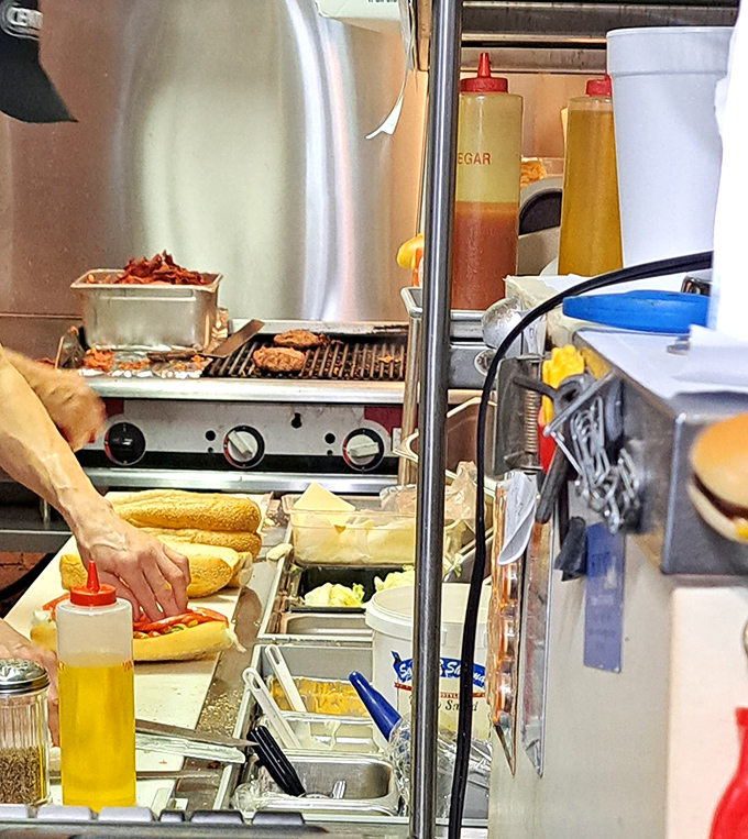 Behind the scenes magic: where skilled hands transform simple ingredients into legendary sandwiches that keep Harrisburg coming back for decades.