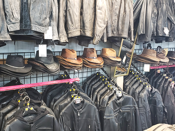 Leather jacket nirvana where you can channel your inner Fonzie or Maverick without breaking the bank.