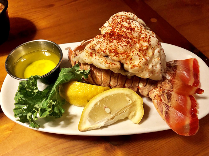 This lobster tail isn't just seafood&mdash;it's ocean royalty dressed in butter and ready for its grand entrance at your table.