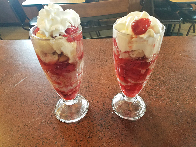 These strawberry parfaits aren't just desserts &ndash; they're edible nostalgia, layered with memories of summer picnics and grandma's kitchen.