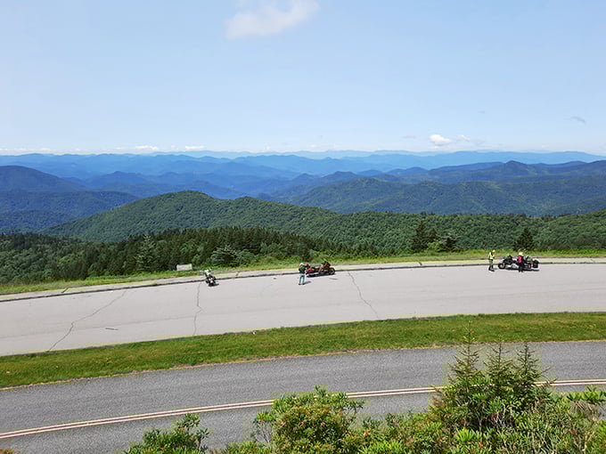 Motorcyclists know the secret&mdash;nothing beats the Blue Ridge Parkway for curves that thrill and views that calm the soul simultaneously.