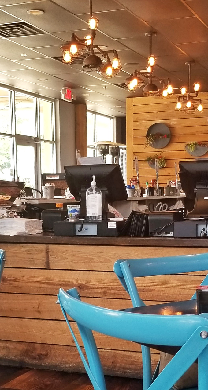 Behind this counter, breakfast wizards conjure morning magic with the casual confidence of someone who knows they're changing lives, one pancake at a time.