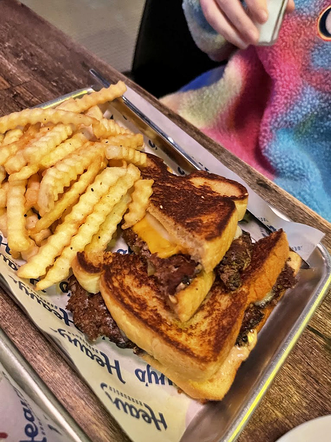 The patty melt&mdash;burger's sophisticated cousin who went to finishing school. Grilled bread, melty cheese, and beef create the holy trinity of sandwich perfection.