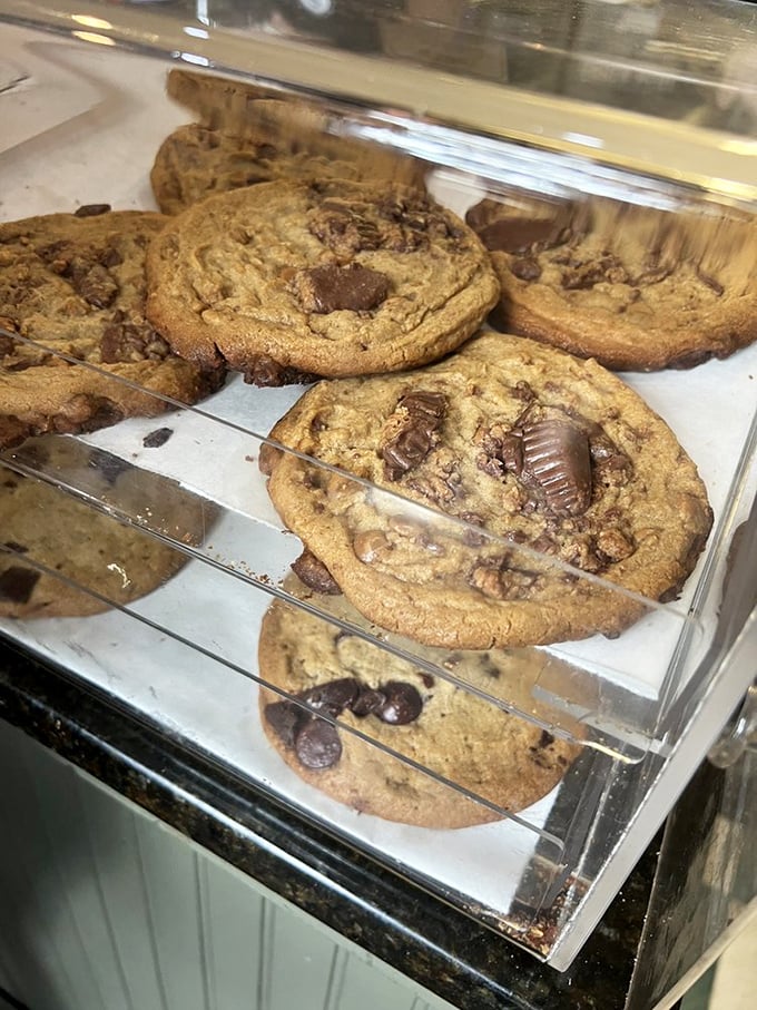 These cookies aren't just desserts – they're chocolate-studded therapy sessions that cost less than seeing a professional.