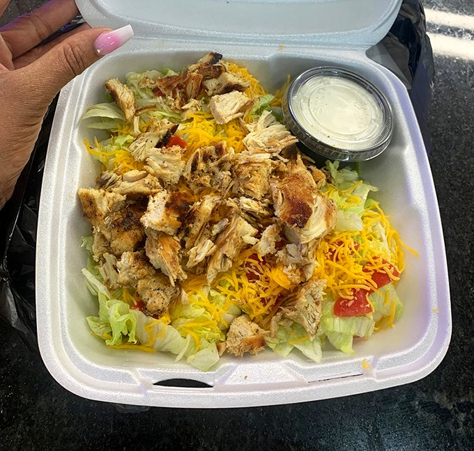 A salad that doesn't apologize for being delicious. Proof that healthy-adjacent eating can still be a flavor party worth attending.