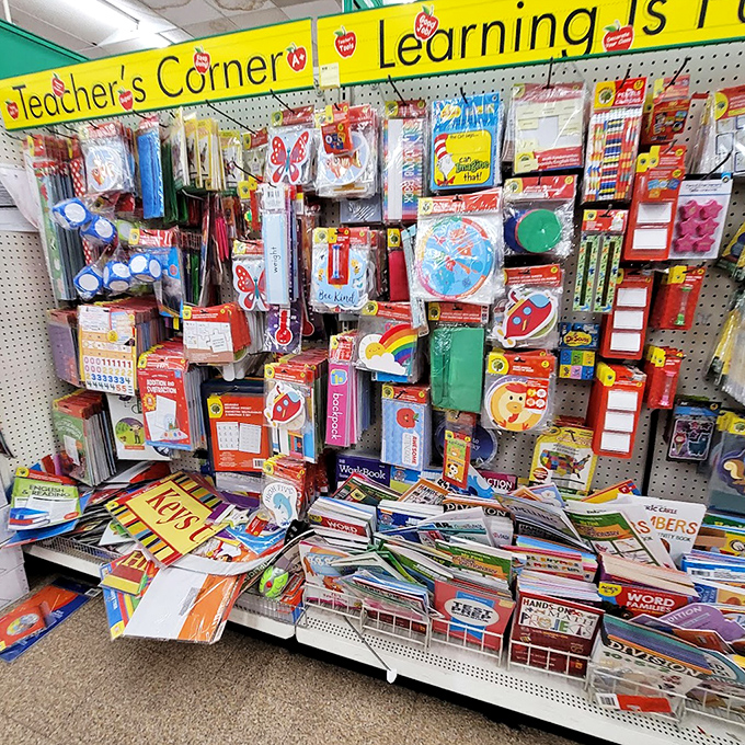 Teacher's Corner &ndash; where educators stretch their classroom budgets into minor miracles. The unsung retail hero of America's education system.