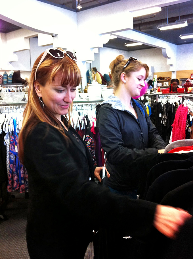 The thrill of the hunt brings shoppers together. These treasure seekers know that patience and persistence lead to the best secondhand scores.