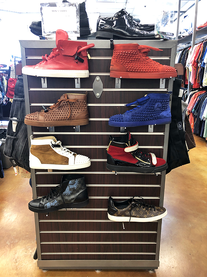 Sneakerheads rejoice! These colorful kicks showcase luxury brands at prices that won't require skipping next month's rent.