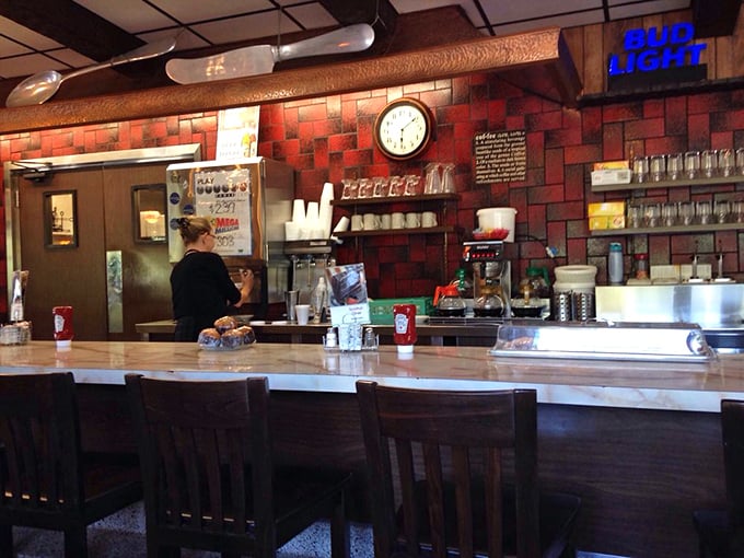 The counter is where regulars become family and first-timers get the inside scoop on local attractions.