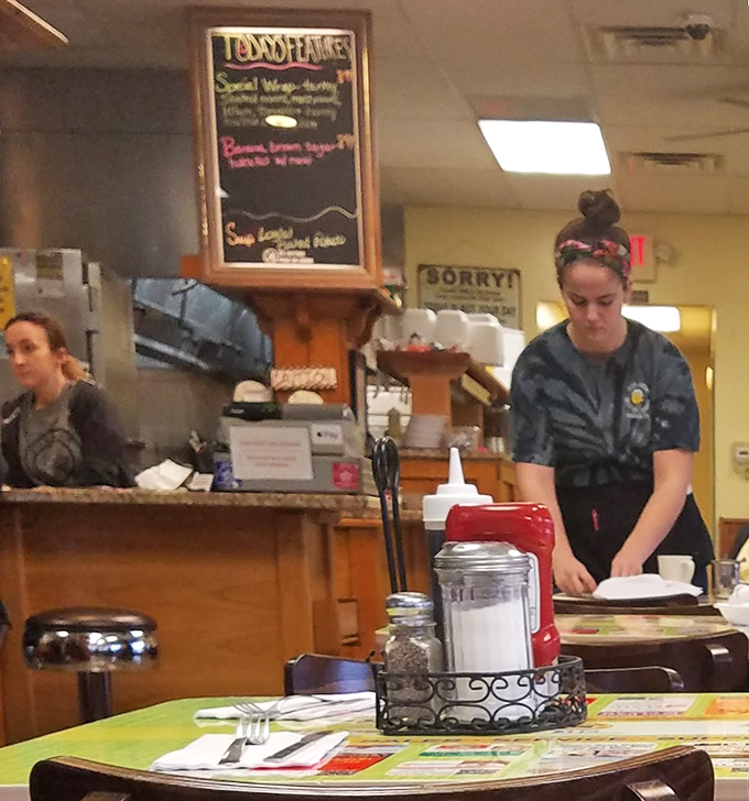 The kitchen staff moves with the choreographed precision of breakfast ballet dancers who know exactly what your stomach needs.