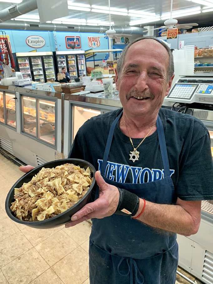 When the person holding your future lunch looks this happy, you know you're in good hands.