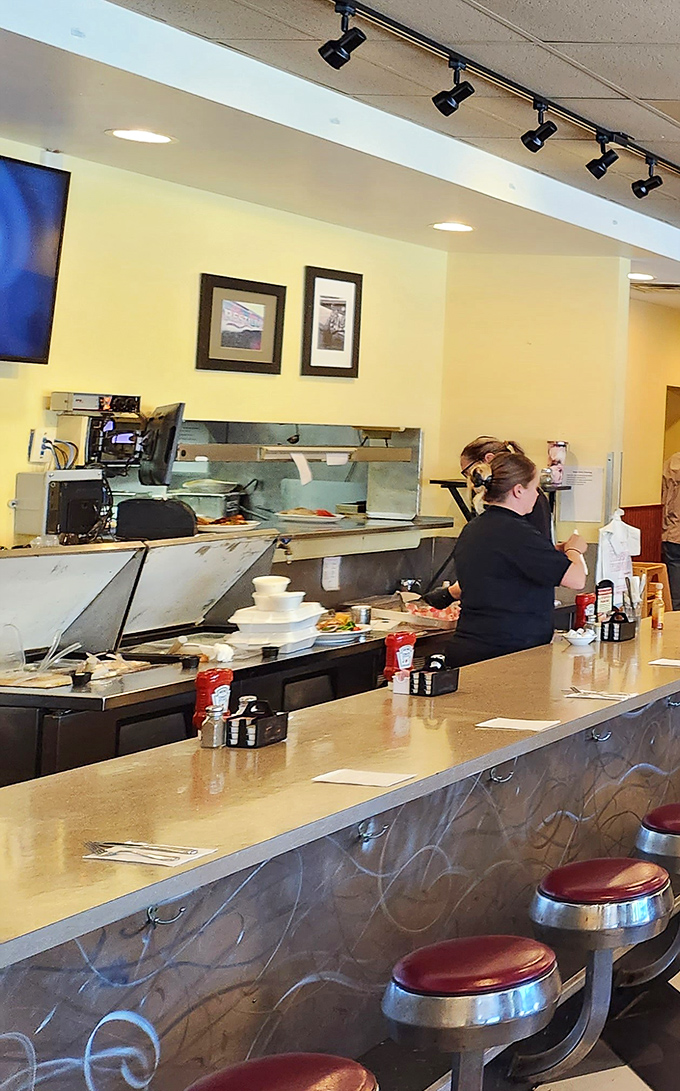 The breakfast ballet in action&mdash;where skilled hands orchestrate the symphony of sizzles and flips that become your morning masterpiece.