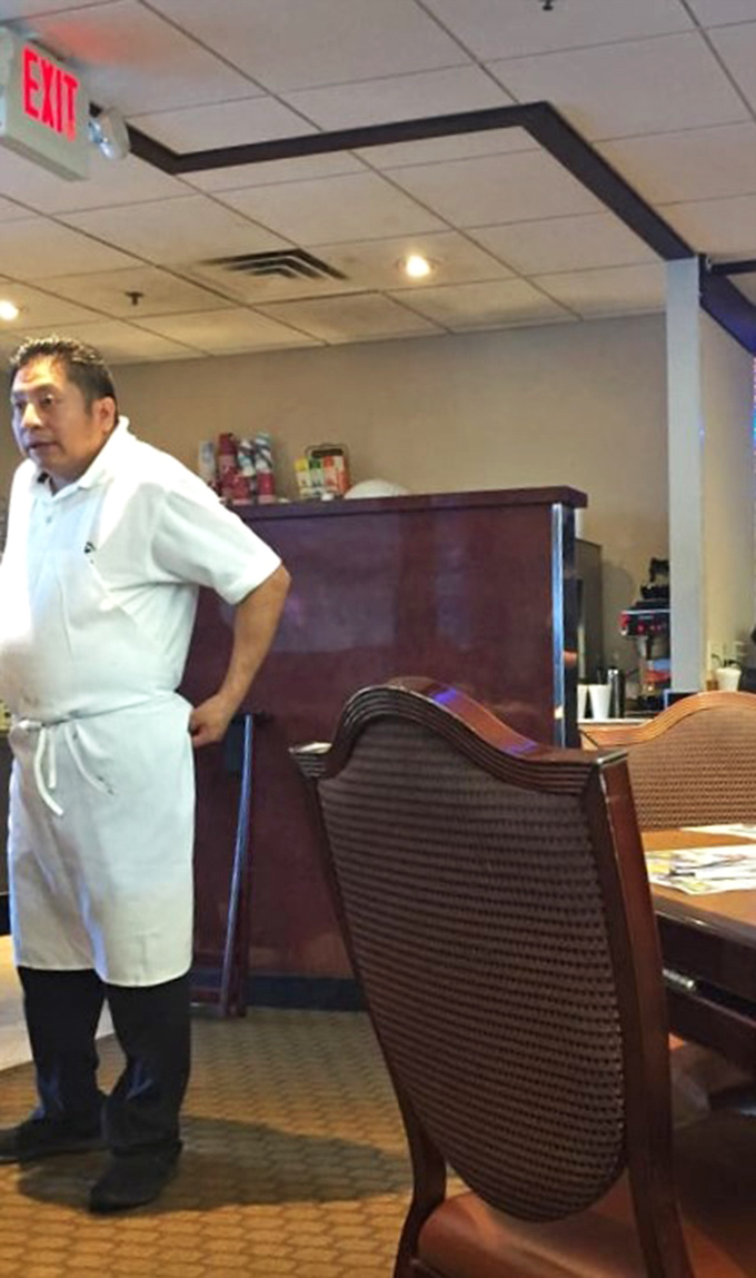 Staff members who treat every customer like family visiting for Sunday breakfast at grandma's house.