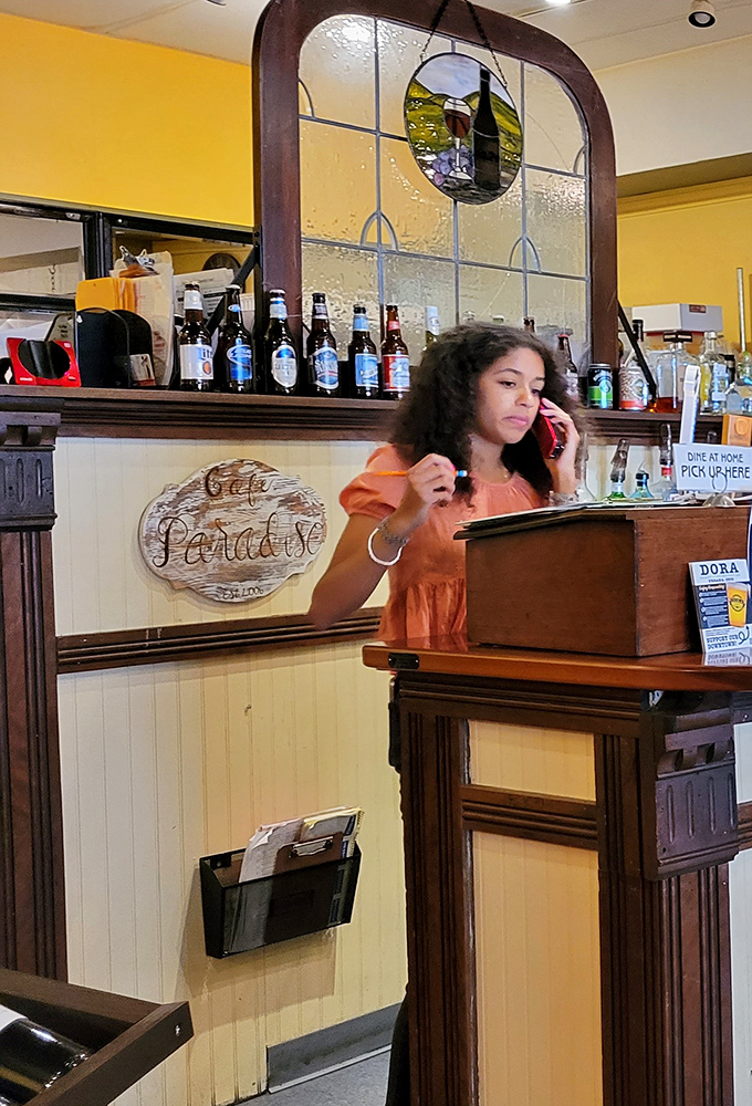 Behind every great cafe is someone who makes the magic happen, answering phones and greeting guests with the warmth of a family reunion.