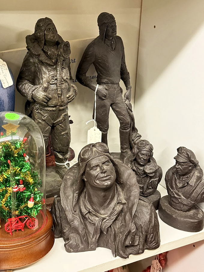 These aviation-themed sculptures capture the romance of early flight&mdash;when pilots were rock stars and nobody charged you extra for a carry-on bag.