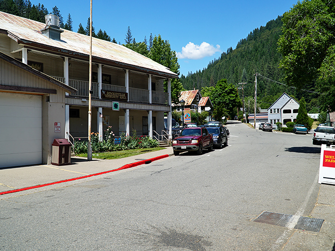 Downieville's streets offer a masterclass in small-town charm, where every building has earned its character through decades of mountain seasons.