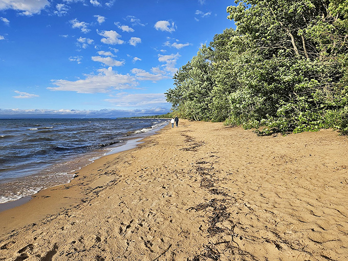 Brimley's sandy stretches seem to extend forever, making "long walks on the beach" more than just a dating profile clich&eacute;.