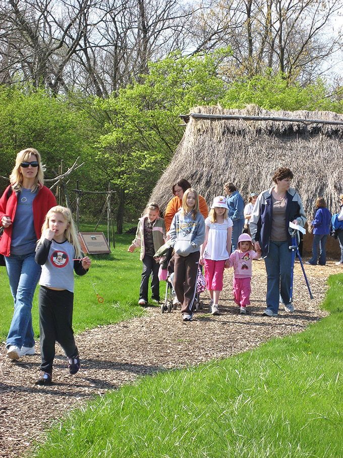 Family field trip gold! These visitors are experiencing history with all five senses&mdash;something no virtual reality headset can truly replicate.