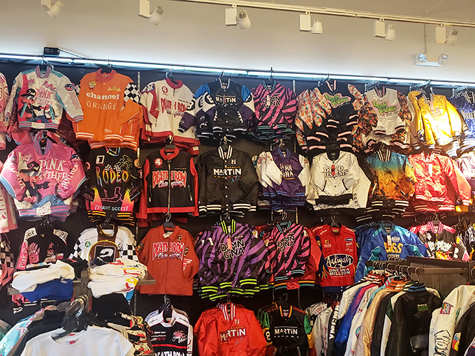 These varsity jackets create a rainbow of team spirit. Pick your colors and pretend you're reliving glory days&mdash;even if they never happened.