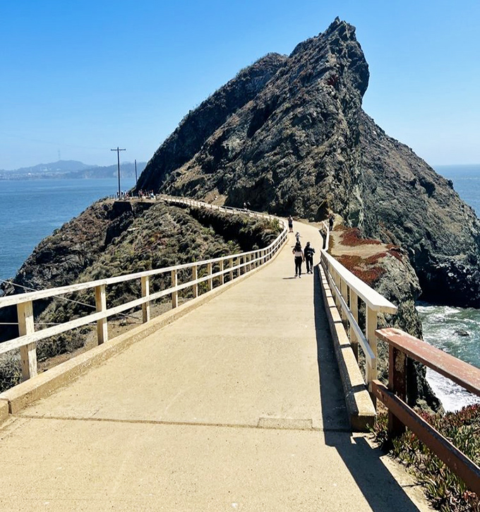 This wooden pathway has carried dreamers, photographers, and slightly nervous tourists for generations.