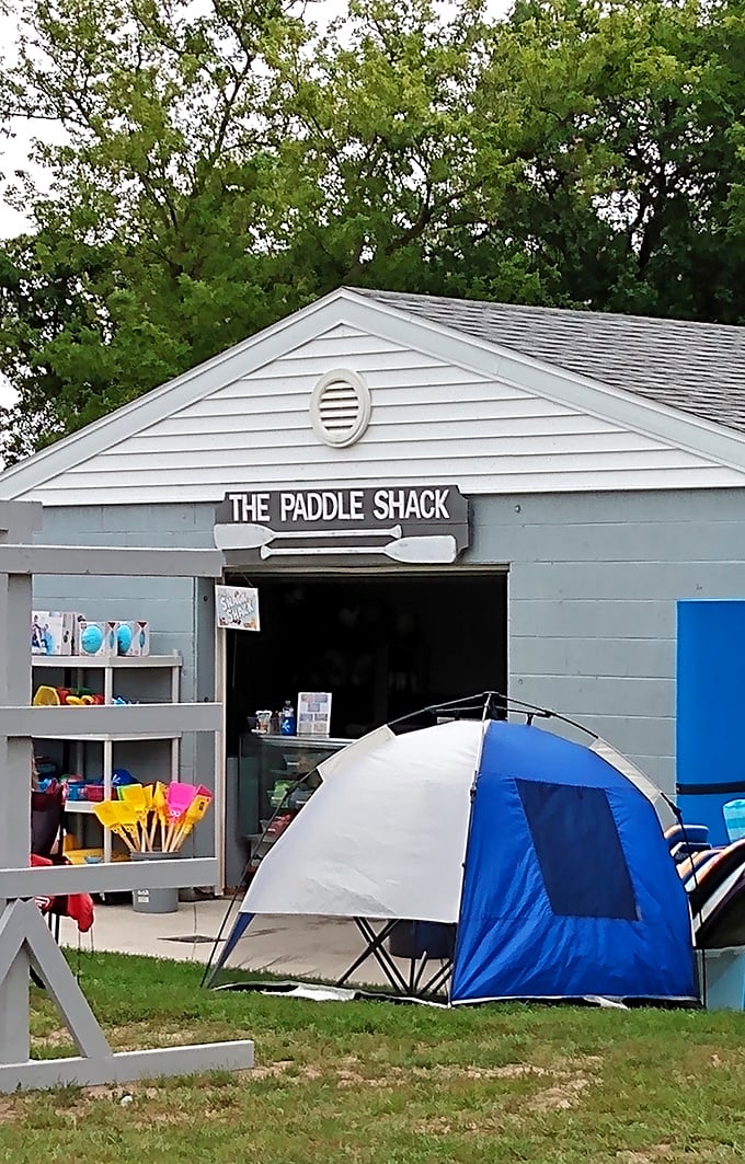 The Paddle Shack: where "I'll just rent for an hour" turns into "I'm considering a career change to professional kayaker."