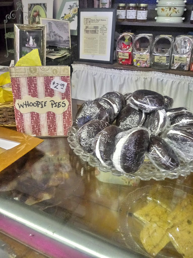 Whoopie pies that would make your grandmother both proud and jealous. These chocolate sandwich cookies with marshmallow filling are nostalgia in edible form.
