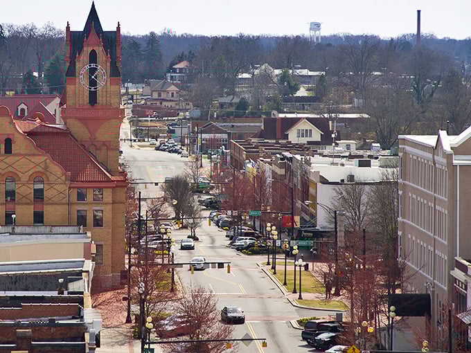 Anderson's historic downtown buildings house local businesses where shopkeepers still say "thank you" and mean it.