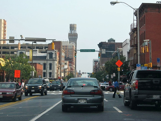 Traffic may crawl, but that just gives you time to appreciate the urban symphony unfolding in Baltimore.