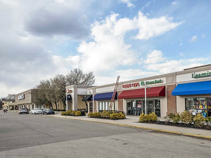 Blue Bell's modern strip mall&mdash;where Kohl's meets GNC in a suburban symphony of convenience that even the Amish occasionally visit.