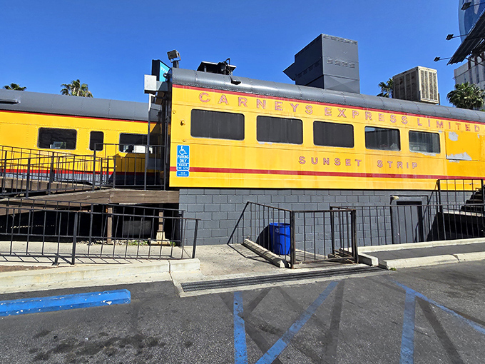 Dining in an actual train car makes every meal feel like an adventure on the rails to flavor town.