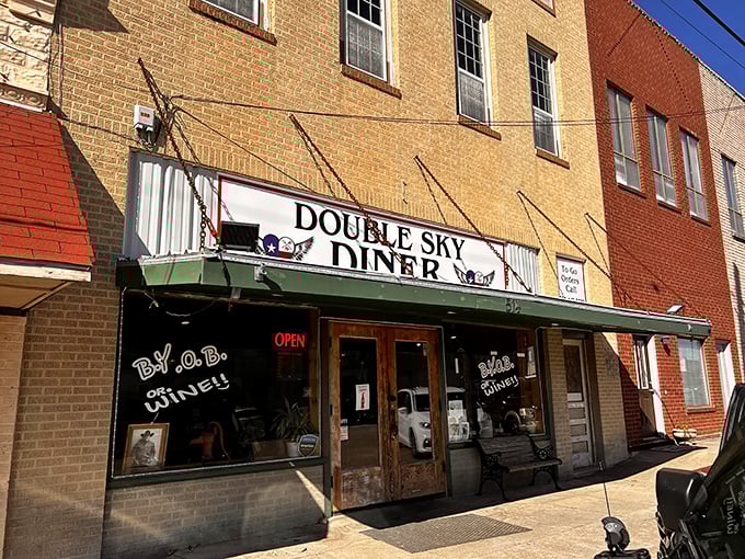 Double Sky Diner sits on Moody's main street like a small-town breakfast treasure waiting to be discovered.
