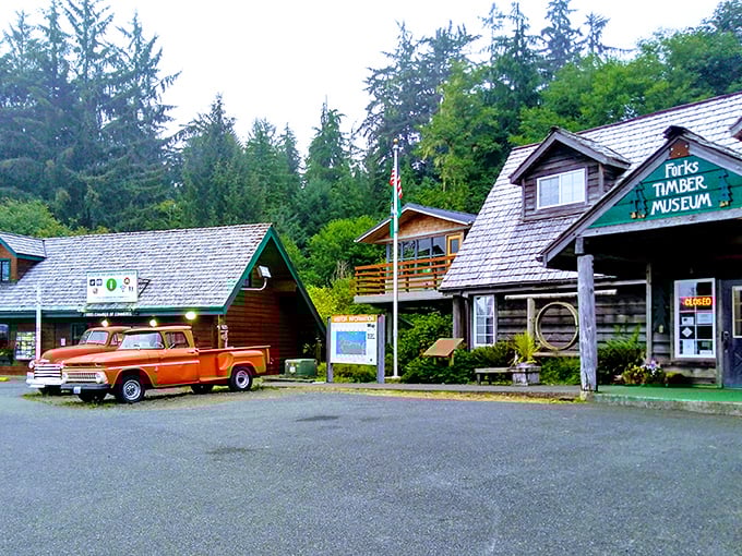 Forks visitor center welcomes travelers to the edge of the world, where civilization meets pristine wilderness.