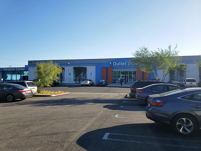 Goodwill's Outlet Store takes thrifting to industrial proportions. This Los Angeles campus is where serious bargain hunters come to compete.