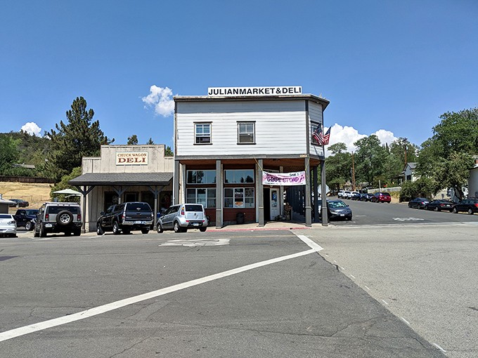 Julian's Main Street invites leisurely strolls past Victorian shops selling mountain treasures and apple delights.