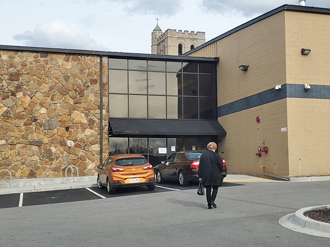 Ladies of Charity keeps it classic with that brick facade that's welcomed bargain hunters for generations.