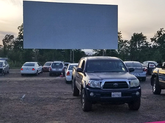 Lakeport's rugged charm shines at golden hour, where this Tacoma has claimed prime real estate for the evening's entertainment.