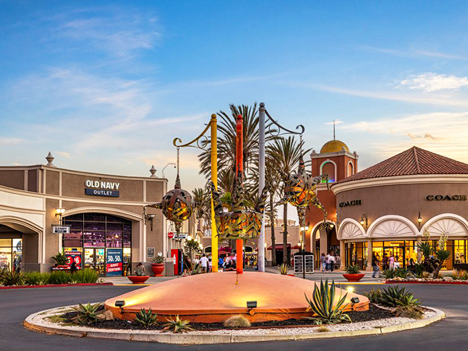 Tommy Hilfiger and Liz Claiborne creating a preppy paradise where yacht club dreams meet outlet reality.