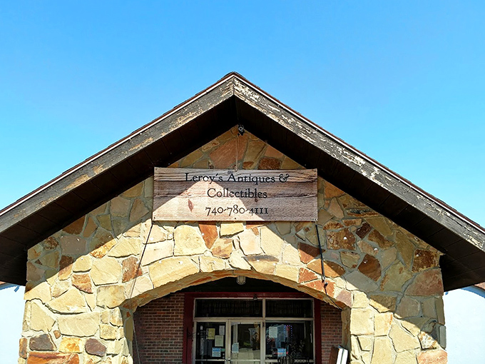 Leroy's stone facade gives just a hint of the vintage treasures waiting inside this unassuming Belpre landmark.