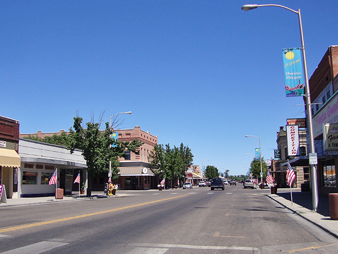 Ontario's Main Street offers that "howdy neighbor" vibe that makes small-town Oregon feel like coming home, even for visitors.
