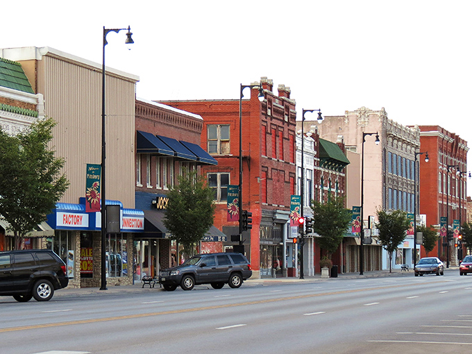 The vibrant storefronts of Pittsburg's main street corridor invite exploration without intimidating your wallet.