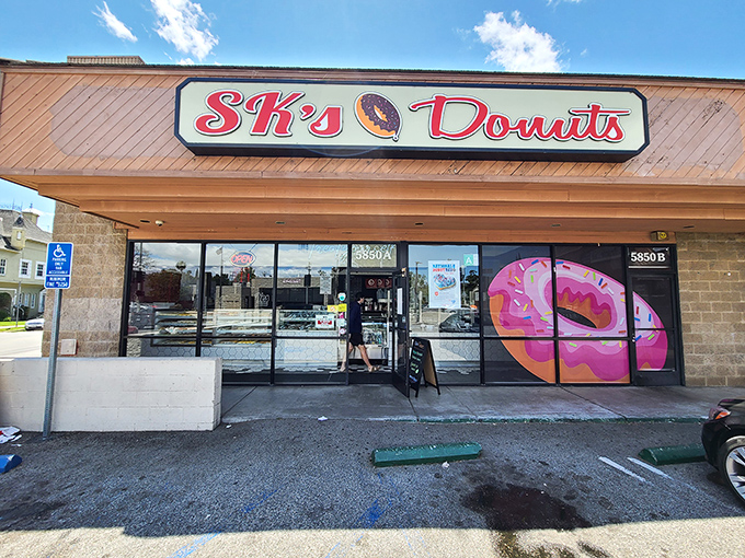 SK's understated storefront lets the donuts do the talking &ndash; and boy, do they have stories.