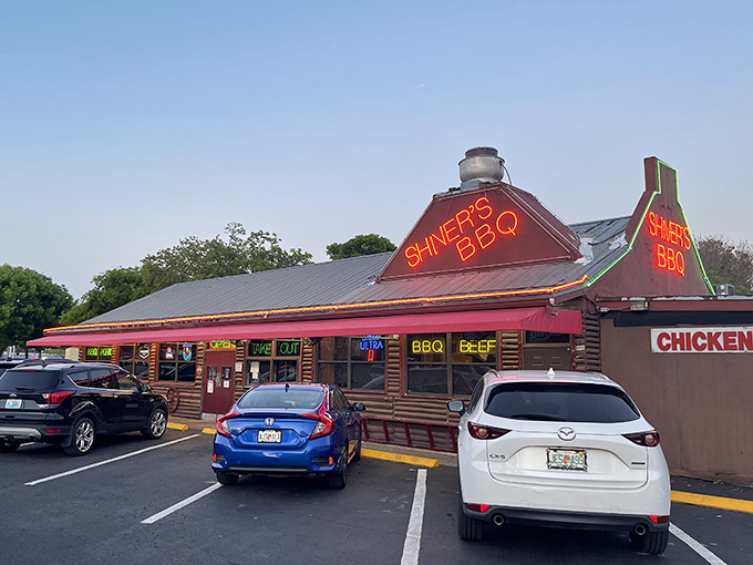 Decades of satisfied customers have given this colorful building the character money can't buy.